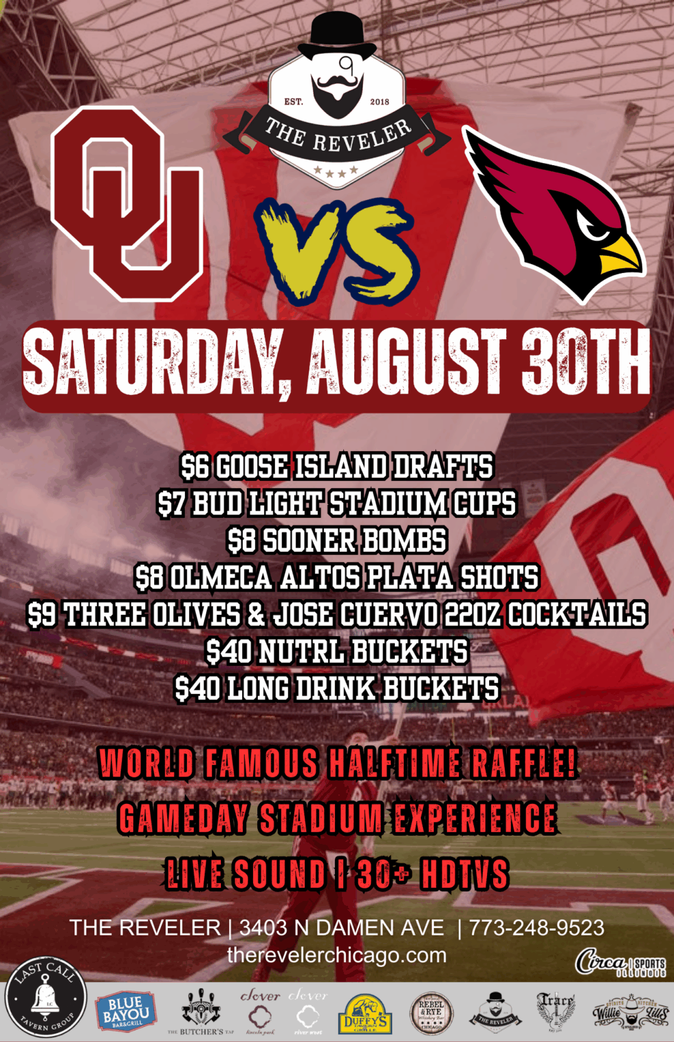 The Reveler | THE BEST SPORTS BAR IN CHICAGO!