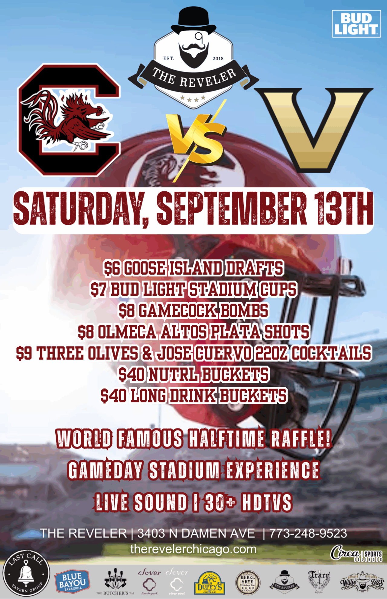 The Reveler | THE BEST SPORTS BAR IN CHICAGO!