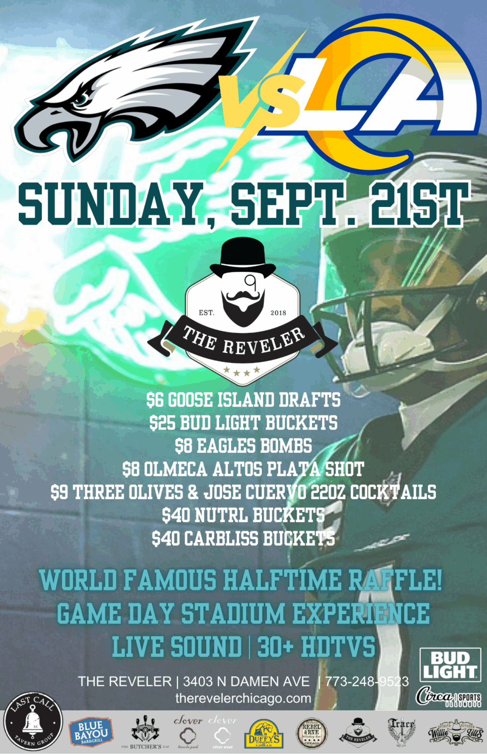 The Reveler | THE BEST SPORTS BAR IN CHICAGO!