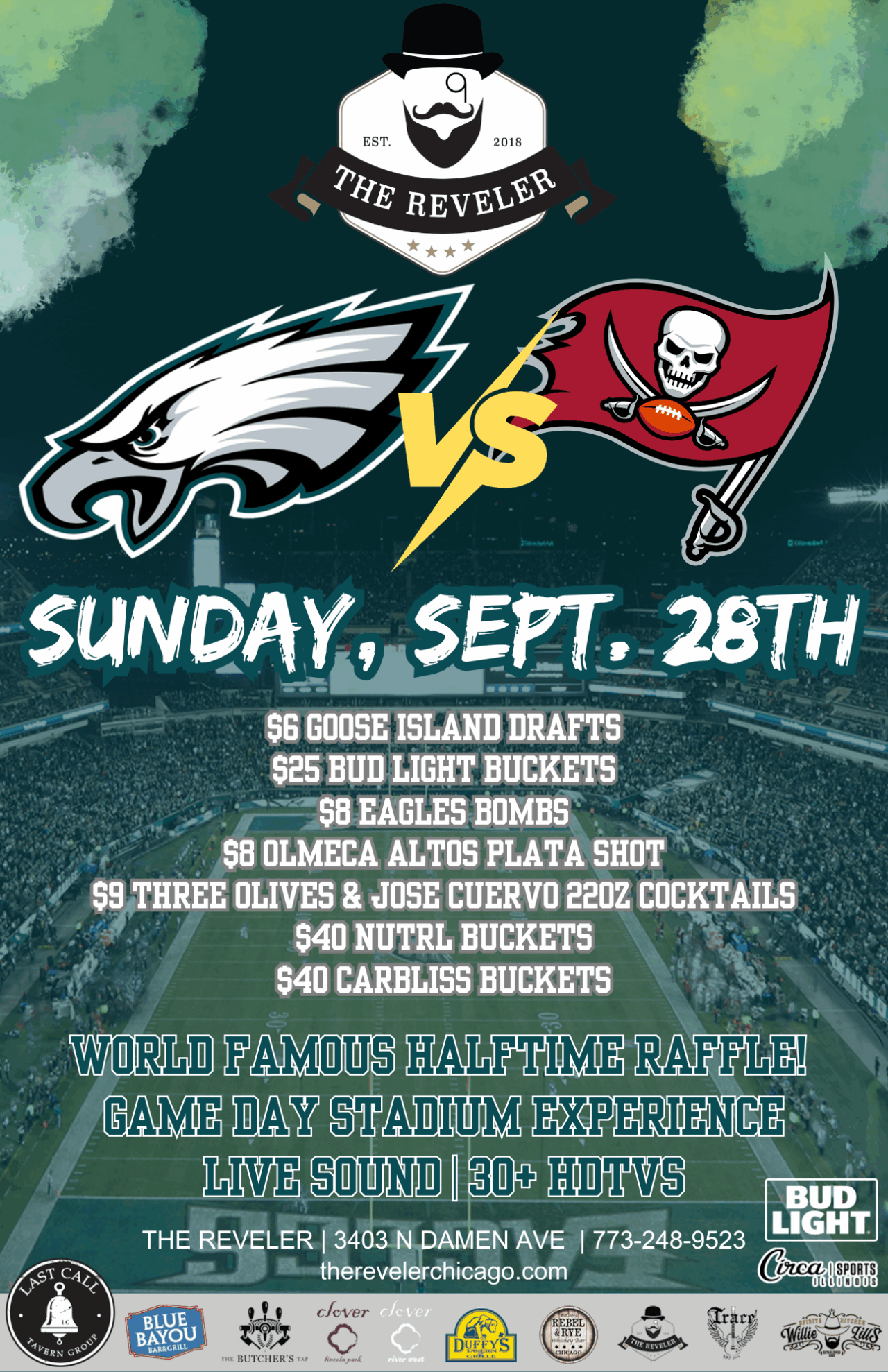 The Reveler | THE BEST SPORTS BAR IN CHICAGO!