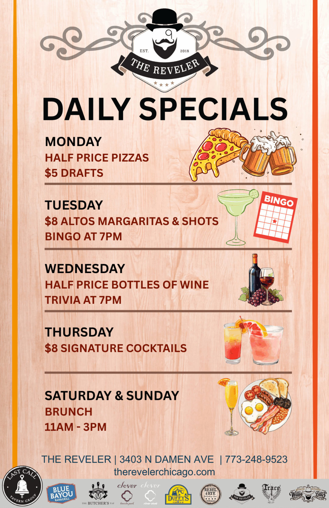 The Reveler | THE BEST SPORTS BAR IN CHICAGO!