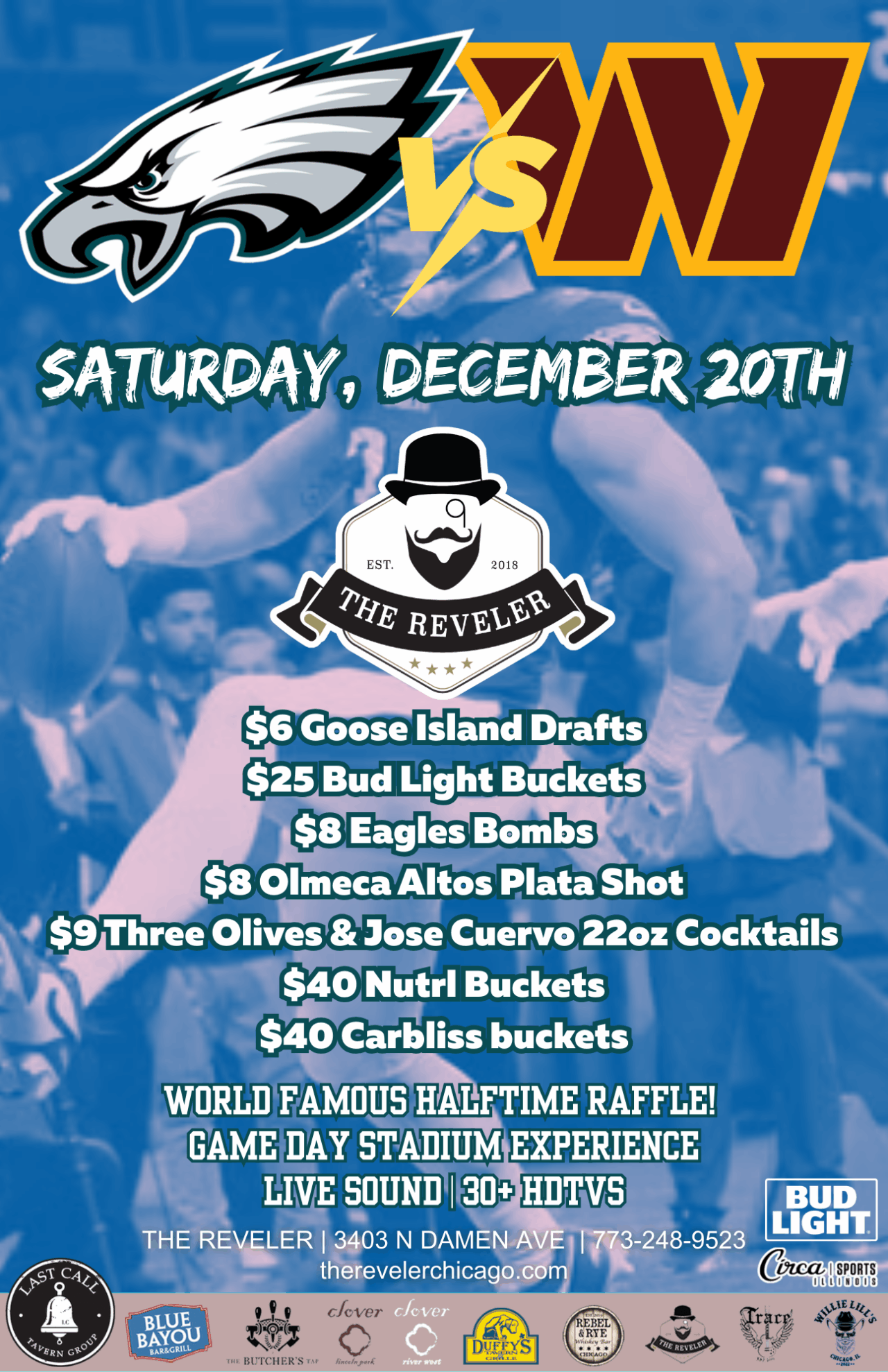 The Reveler | THE BEST SPORTS BAR IN CHICAGO!